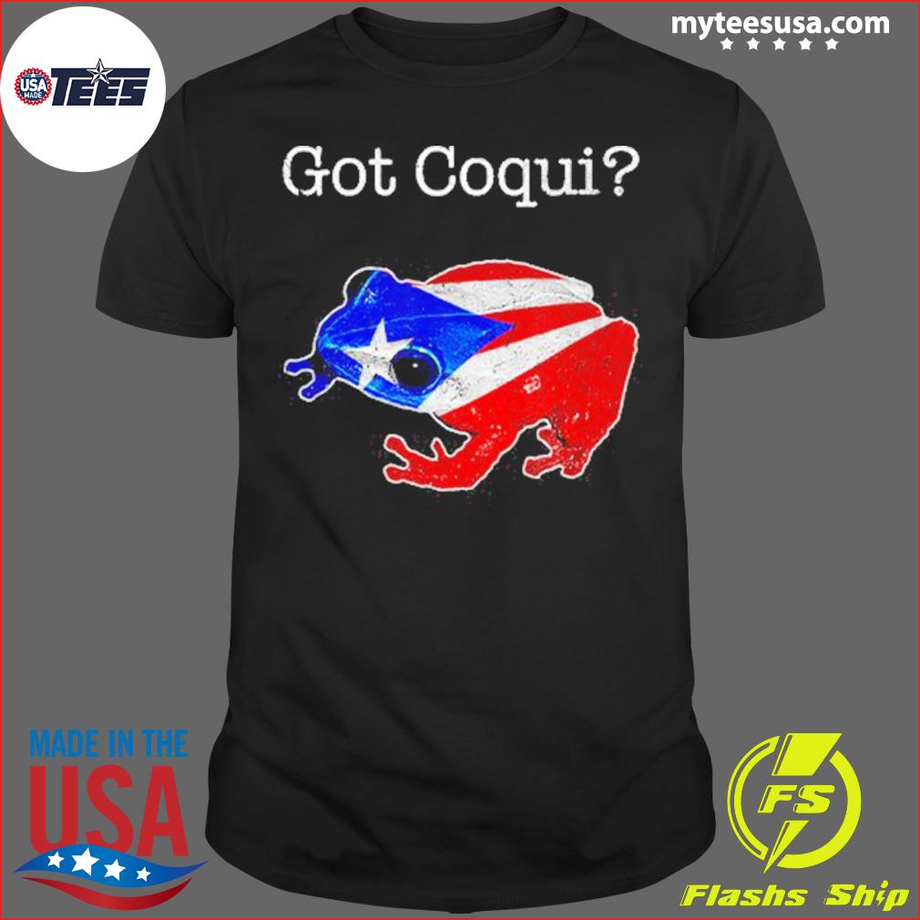 Puerto Rico Flag With Coqui