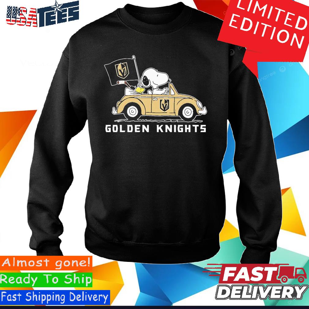 Official The Peanuts Snoopy And Woodstock Golden Knight Hockey On Car ...