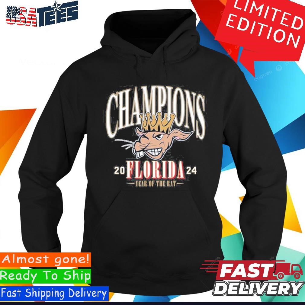 Official 2024 Florida Rat Champions Stanley Cup Shirt, hoodie, sweater ...